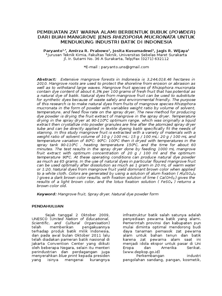 Jurnal ZWA Mangrove Bubuk | Download Free PDF | Nature