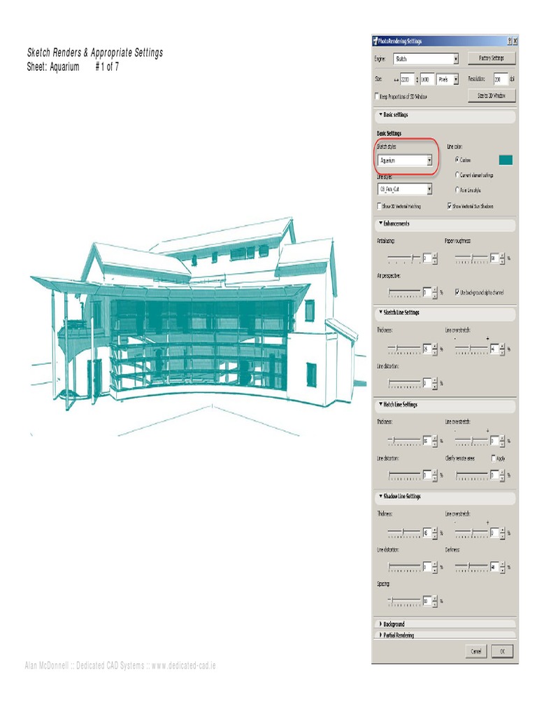 Sketch Render Samples-Archicad | PDF | Art | Computers