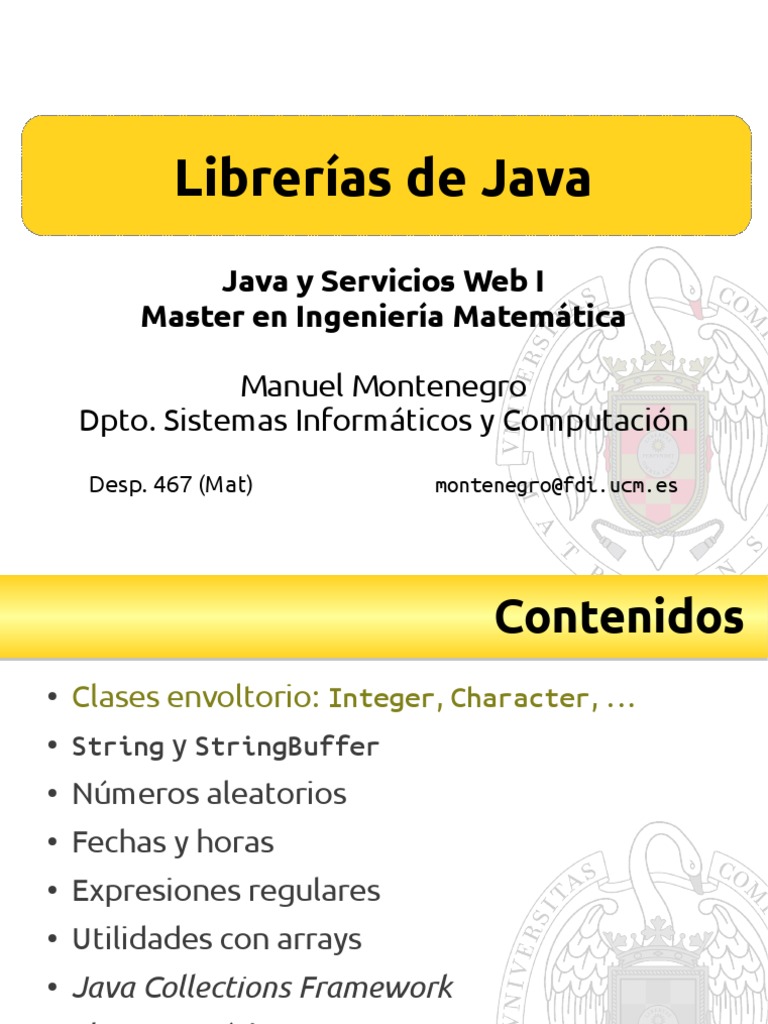 Librerias JAVA PDF | PDF