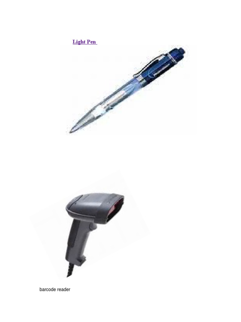 Light Pen: Barcode Reader | PDF