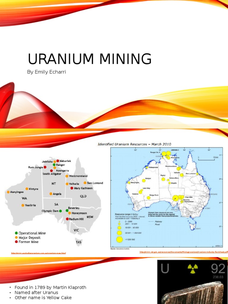 Uranium Mining: by Emily Echarri | Download Free PDF | Uranium | Energy Technology