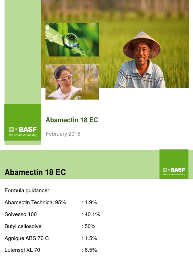 Abamectin 18 EC | PDF | Emulsion | Viscosity