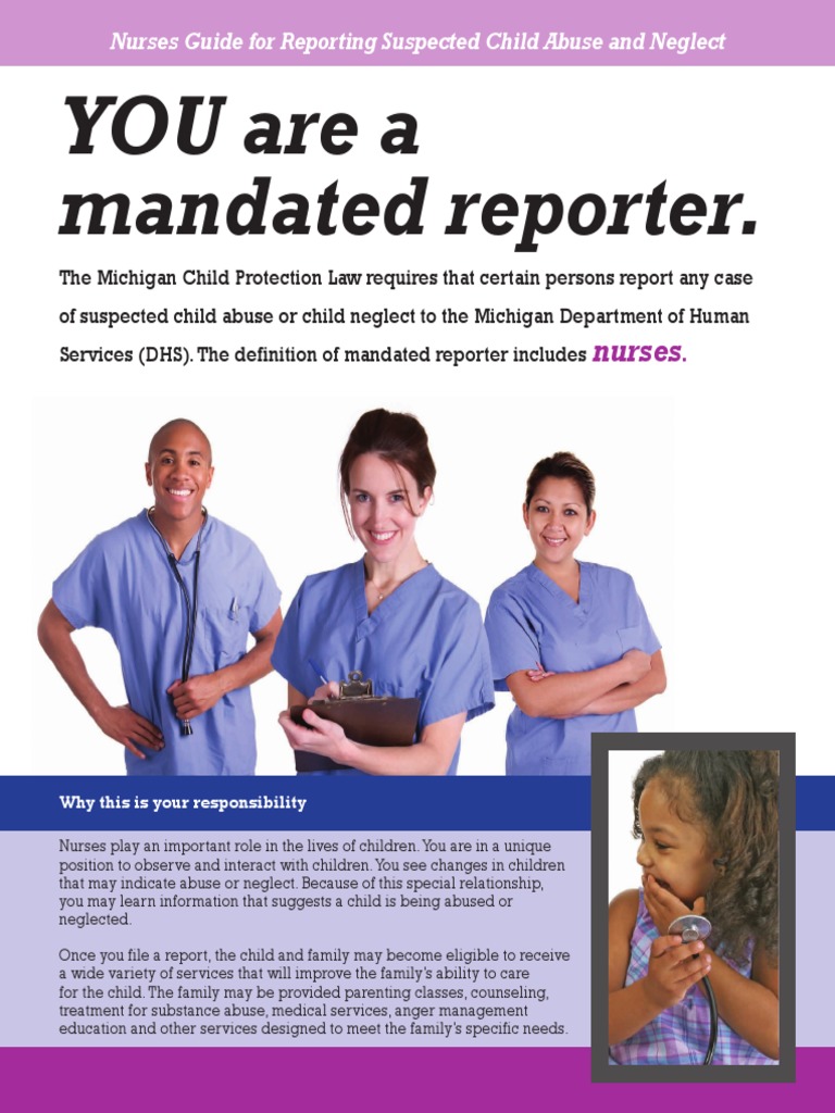 Mandated Reporter Nurses | PDF | Child Neglect | Child Protection