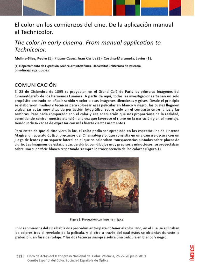 Color en El Cine PDF | PDF | Color | Cian