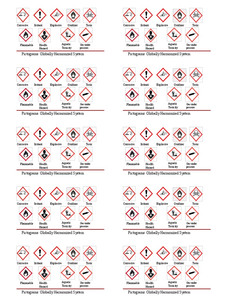 GHS Pictograms | PDF
