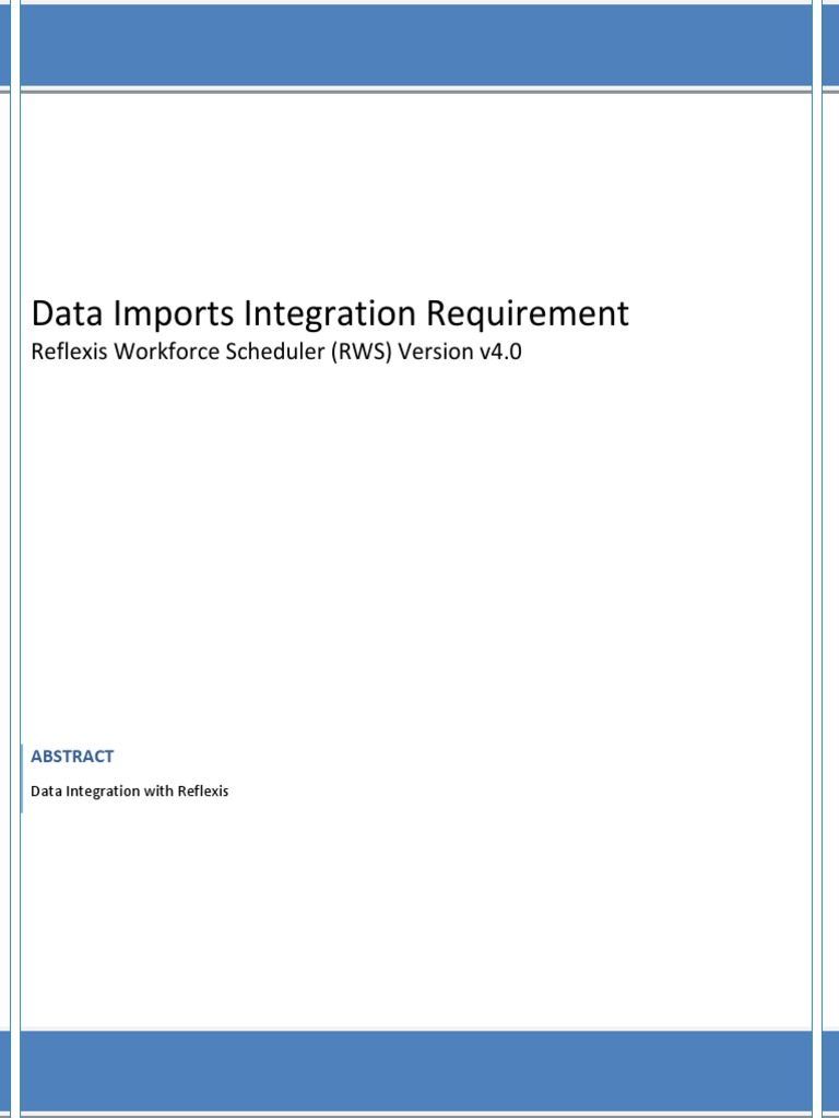 Data Integration Specification V4 | File Format | Email