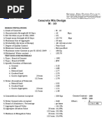M40 Paver Block Mix Design Guidelines | PDF | Concrete | Cement