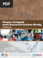 WACS-Guidelines Final | PDF | Waste Management | Sampling (Statistics)