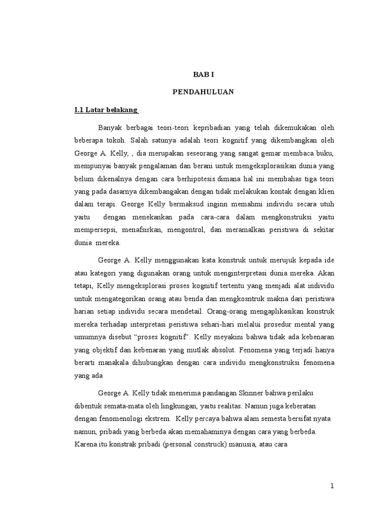 George A Kelly | PDF