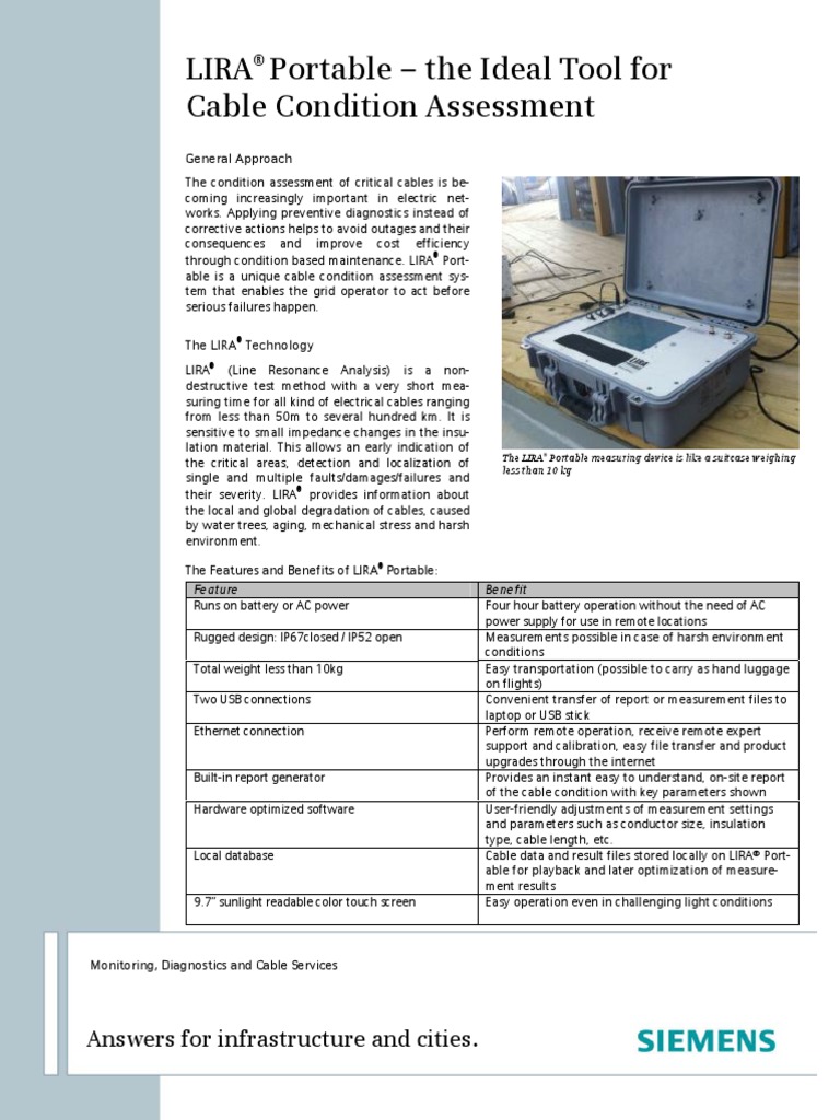 LIRA Portable | PDF | Electrical Connector | Usb
