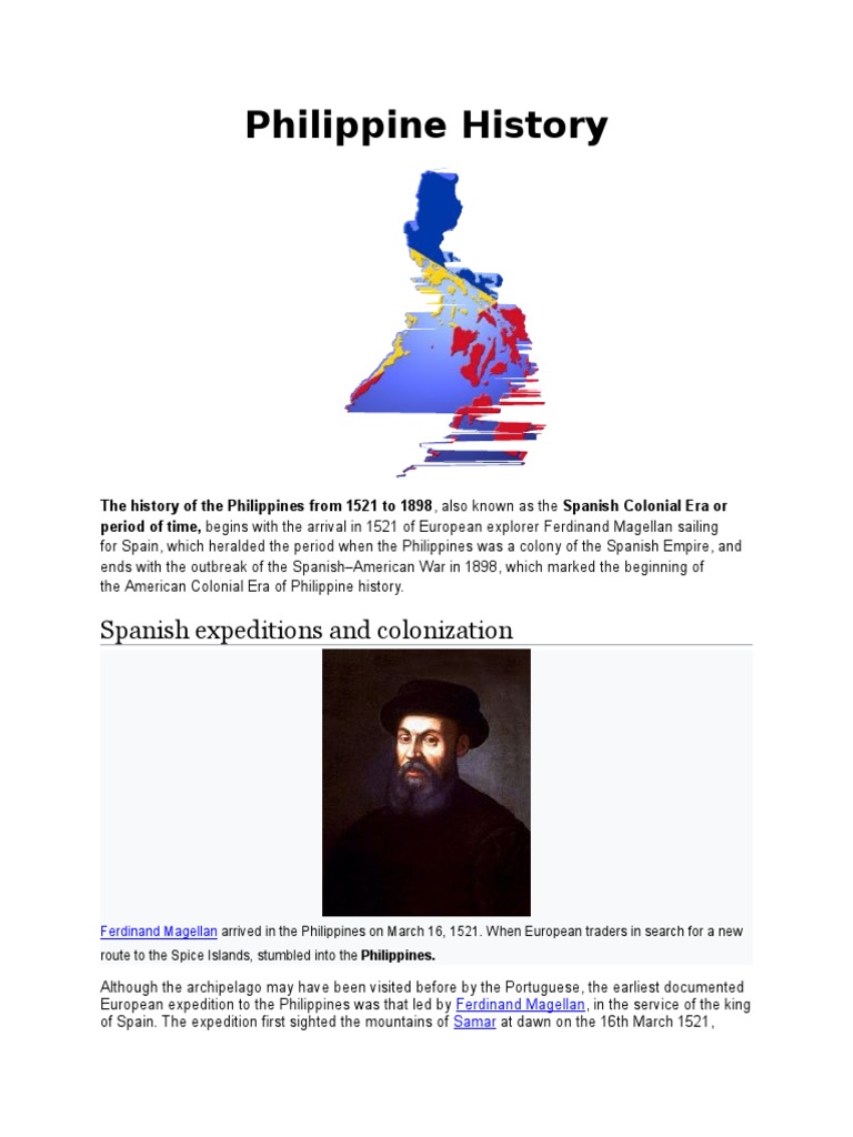 A Comprehensive Overview of the History of the Philippines During the Spanish Colonial Era from ...