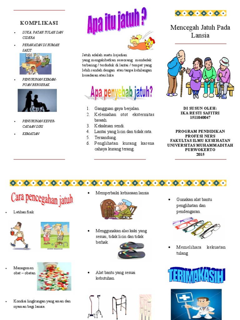 Leaflet Resiko Jatuh | PDF