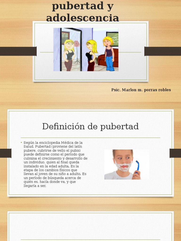 Cambios en La Pubertad y Adolescencia | PDF | Adolescencia | Pubertad