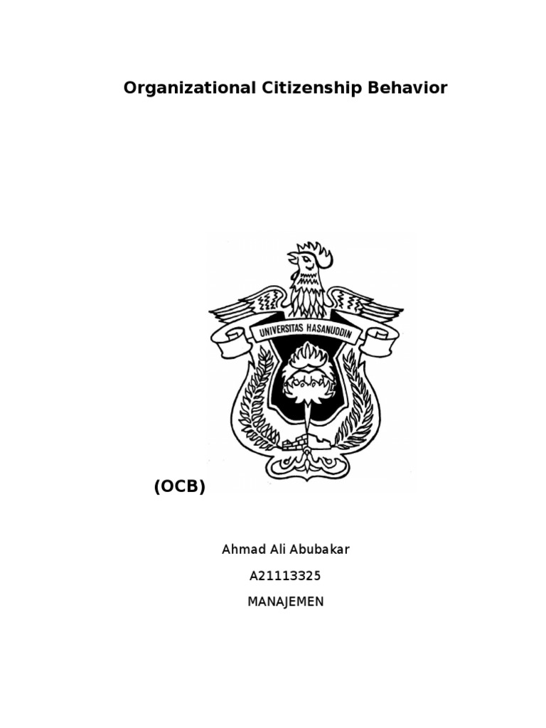 Dimensi dan Implikasi OCB dalam Organisasi | PDF