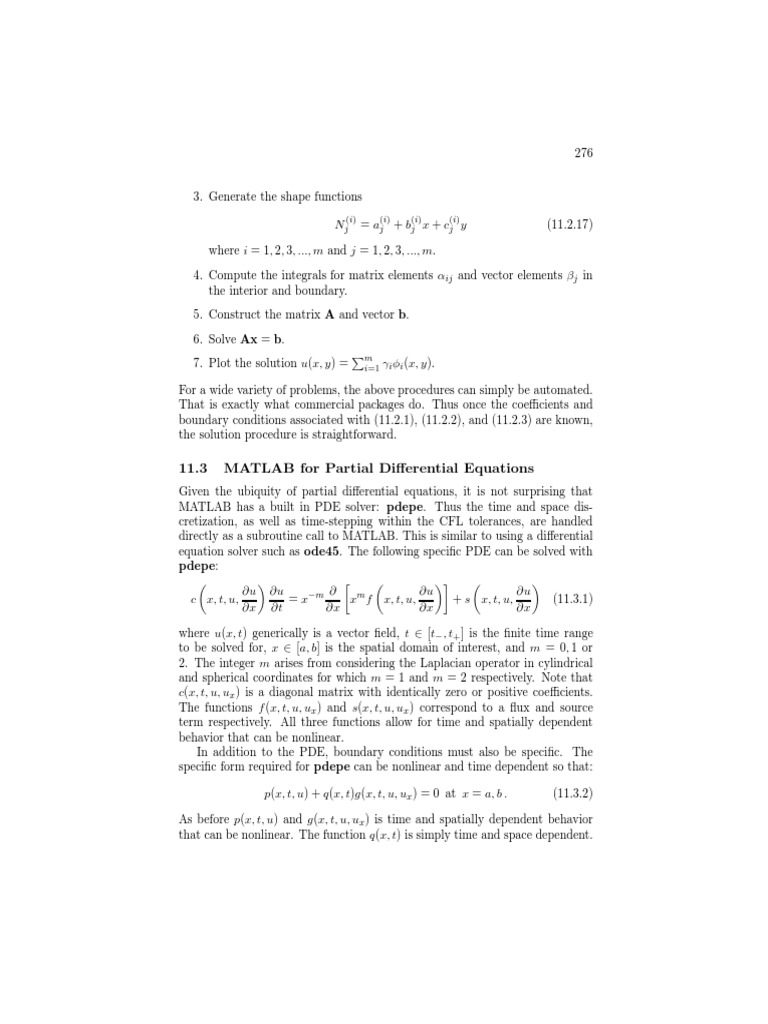 Pde Tool | PDF | Boundary Value Problem | Partial Differential Equation