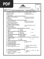 Prueba Sexto Año Quique Hache Mayo | PDF