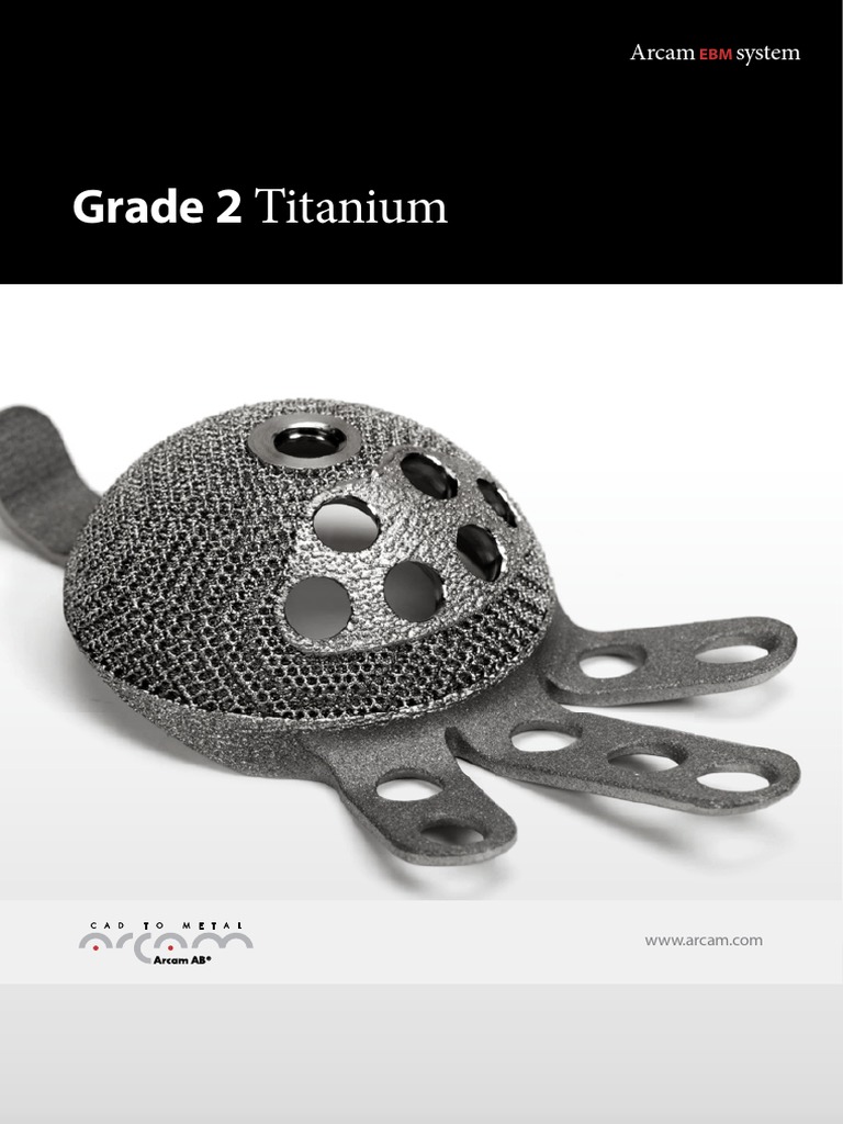 Arcam Titanium Grade 2 PDF | PDF | Titanium | Metals