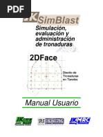 Manual 2D Bench Jksimblast Inacap PDF | PDF | Material explosivo | Minería