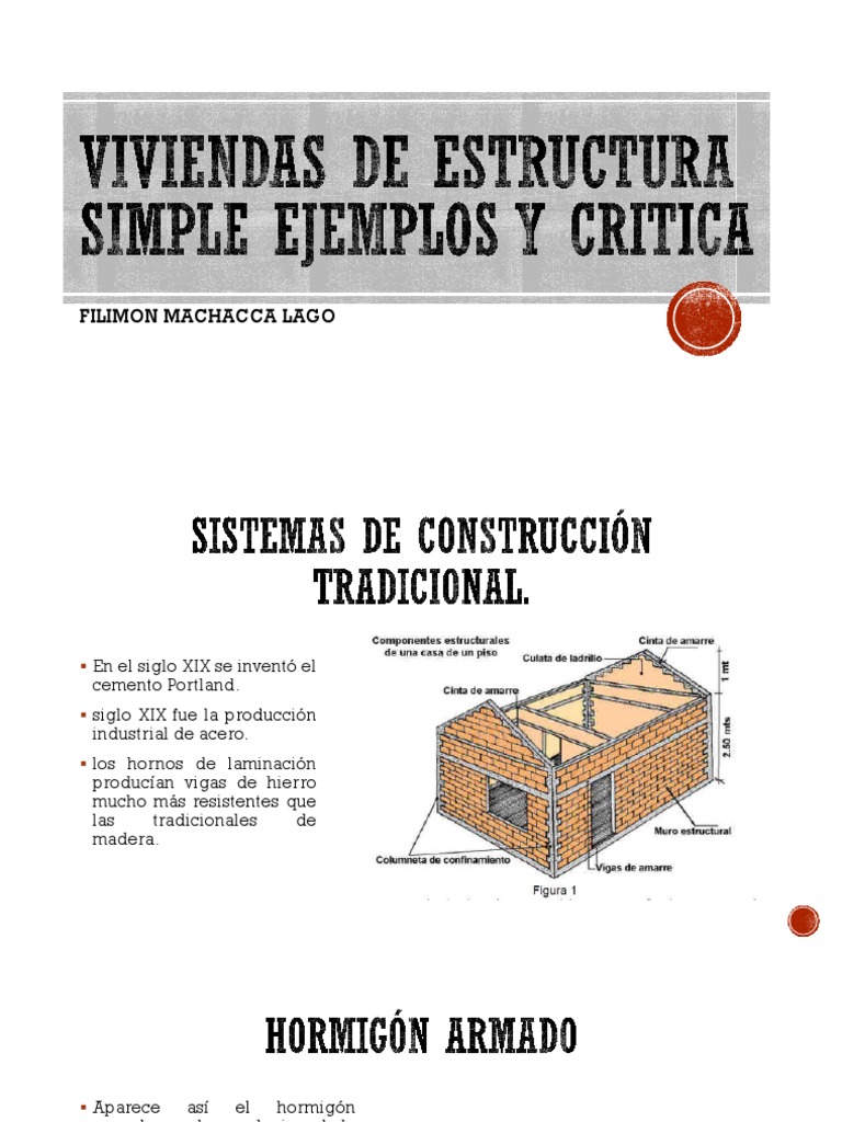 Viviendas de Estructura Simple Ejemplos y Critica | PDF
