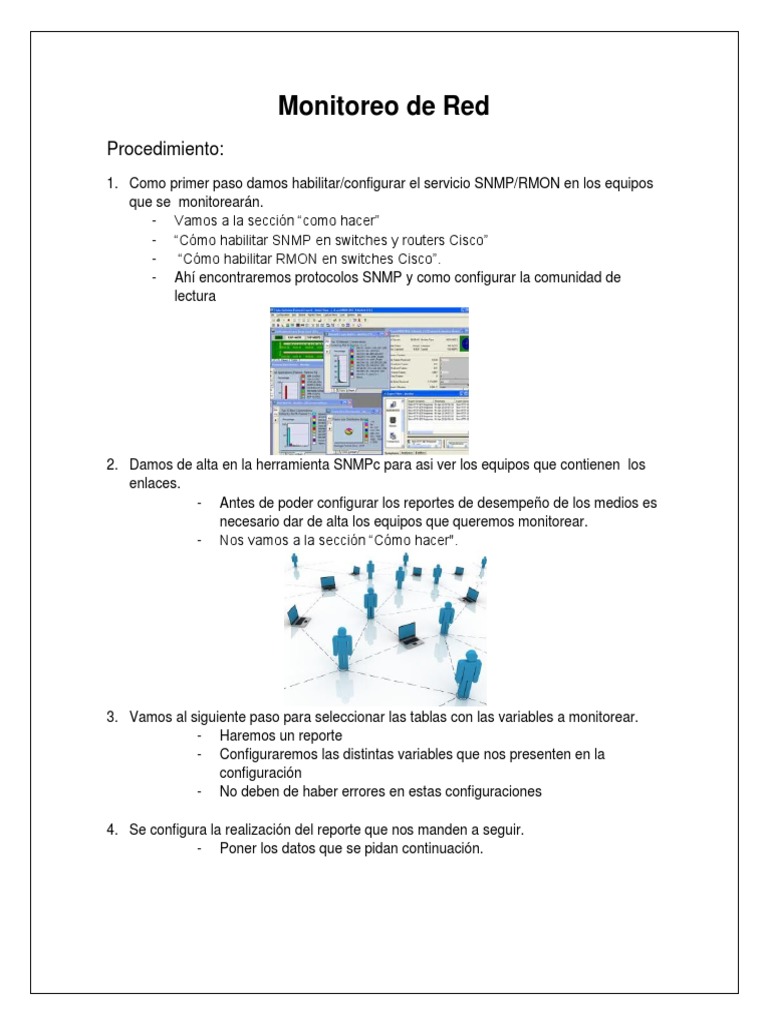 Practica Monitoreo de Red | PDF