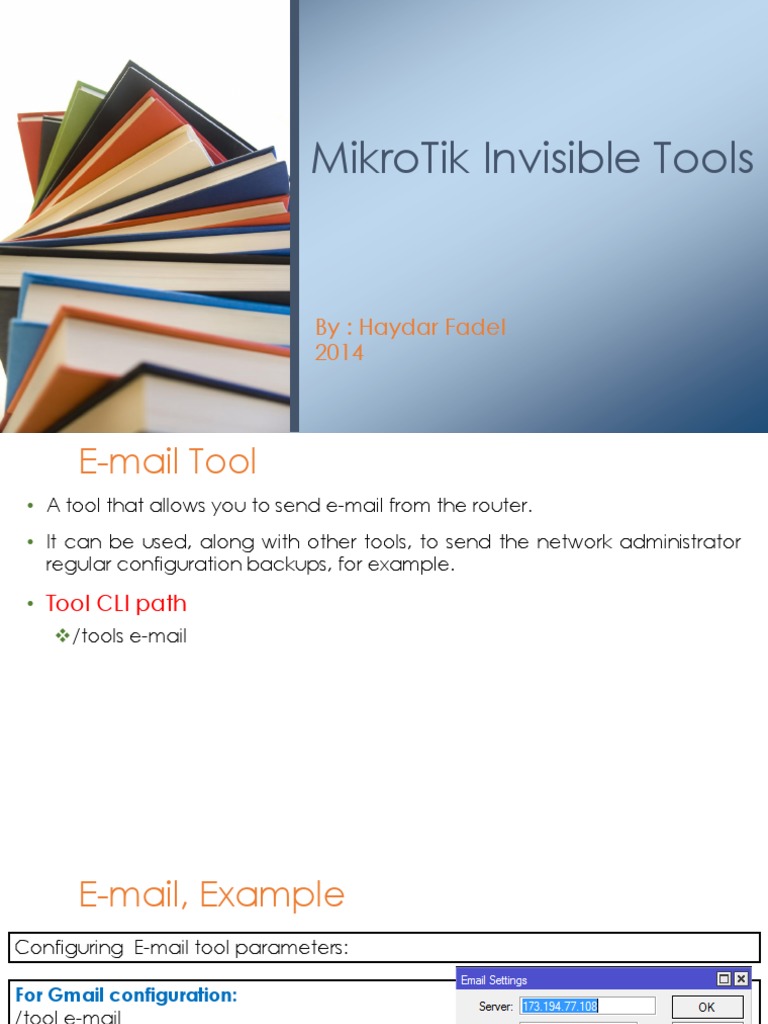 MikroTik Invisible Tools | PDF | Network Switch | Router (Computing)