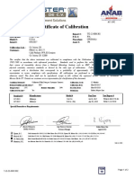 Weigh Balance Calibration Certificate | PDF | Calibration | Weighing Scale