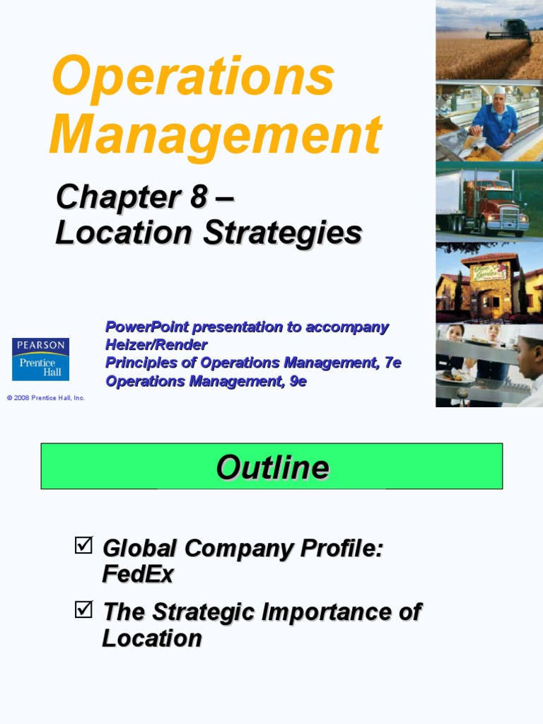 Operations Management: Chapter 8 - Location Strategies | PDF | Labour ...