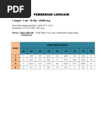 Rumus Dan Tabel Norepinephrine, Dopamin Dan Dobutamin | PDF | Cooking ...
