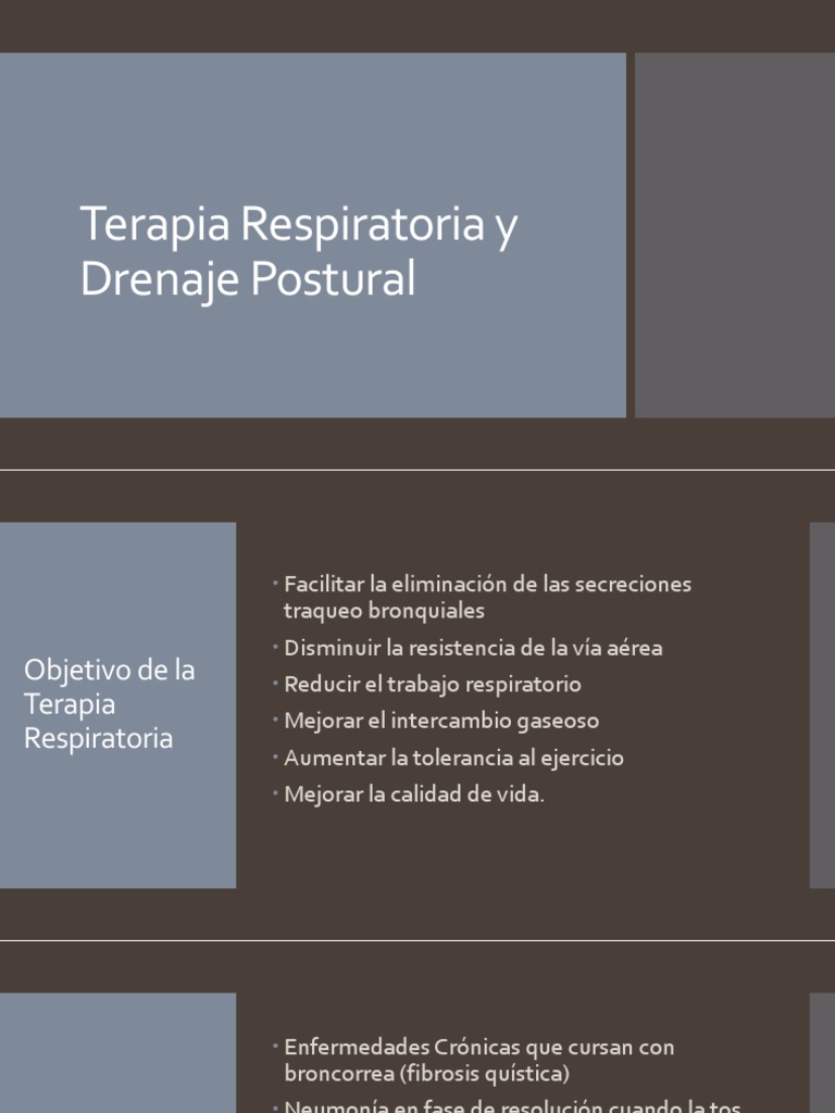 Palmopercusion y Drenaje Postural | PDF | Tos | Sistema respiratorio