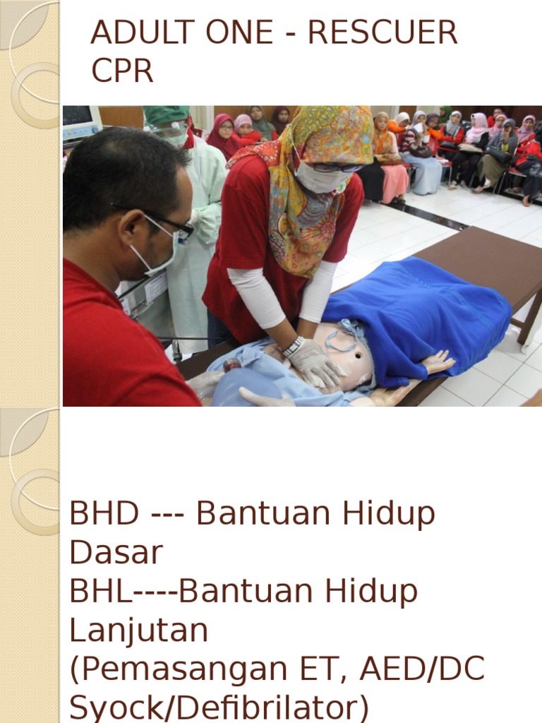 Adult One - Rescuer CPR - Roni | PDF | Cardiopulmonary Resuscitation ...