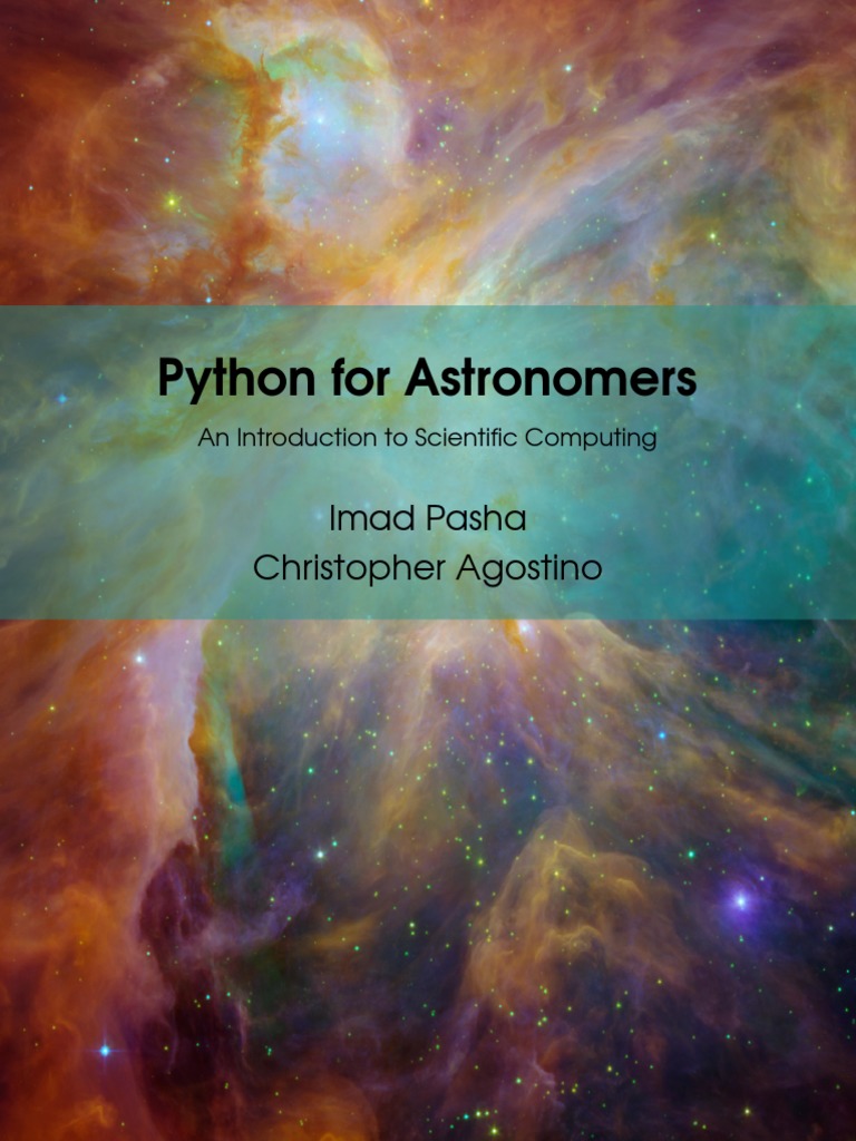Python For Astronomers (Pasha-Agostino) | PDF | Command Line Interface ...