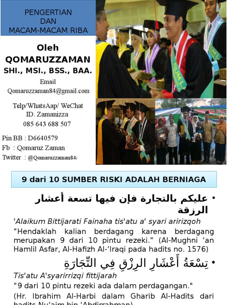 Pengertian dan Jenis-Jenis Riba | PDF