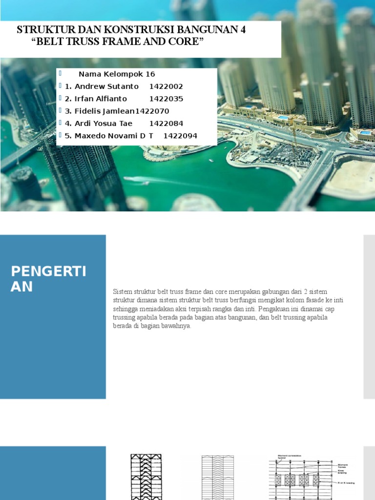 Struktur Belt Truss Frame dan Core | PDF