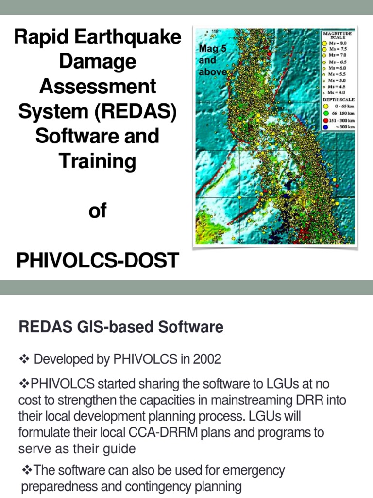 Rapid Earthquake Damage Assessment System (REDAS) Software | Download Free PDF | Hazards ...