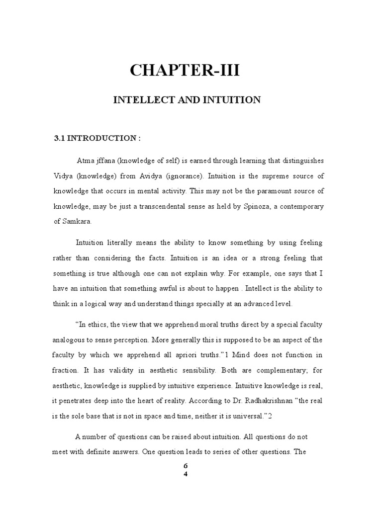 08 - Chapter 3 | Download Free PDF | Intuition | Rationalism