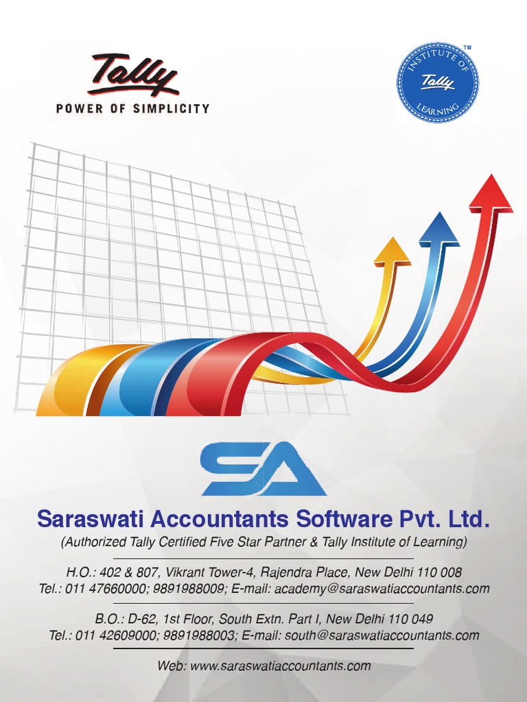 Sa Tally Education Brochure | Excise | Value Added Tax