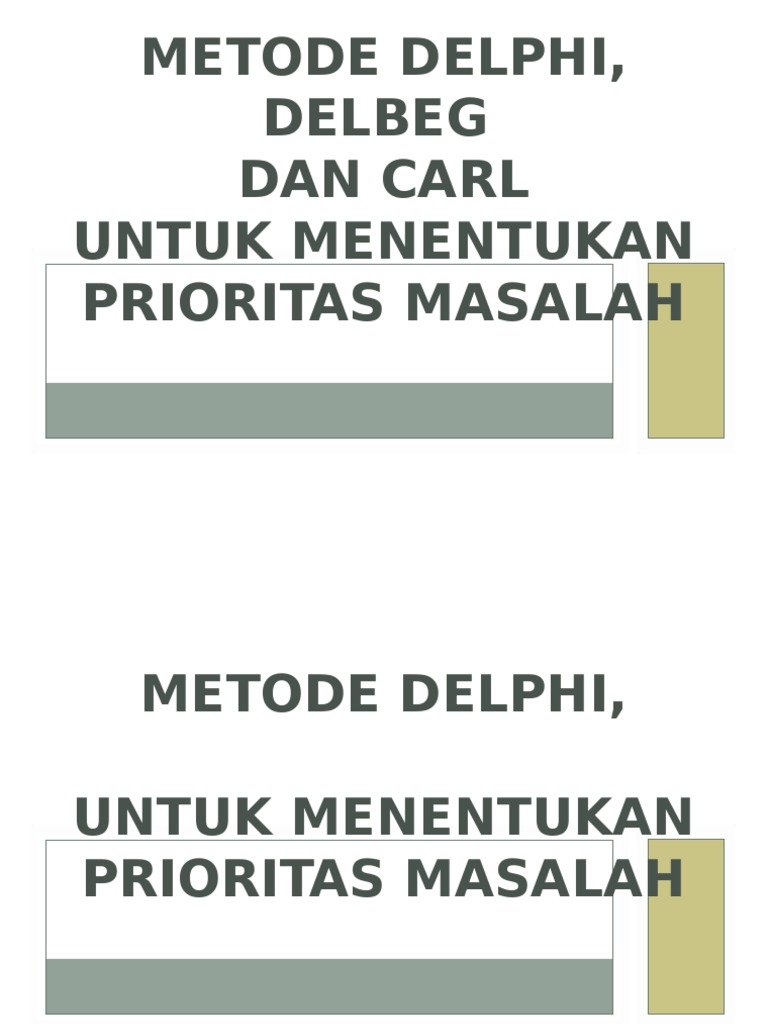 Metode Delphi Delbeg Carl Paho | PDF