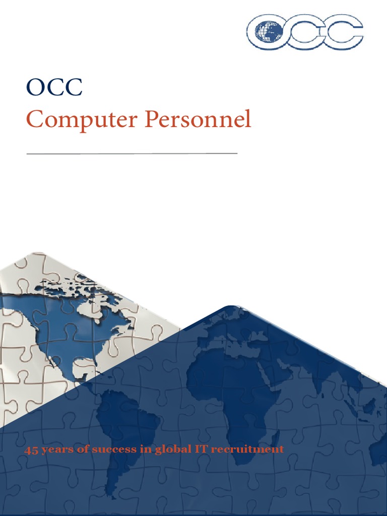 OCC Brochure 2017 PDF | PDF | Recruitment | Big Data