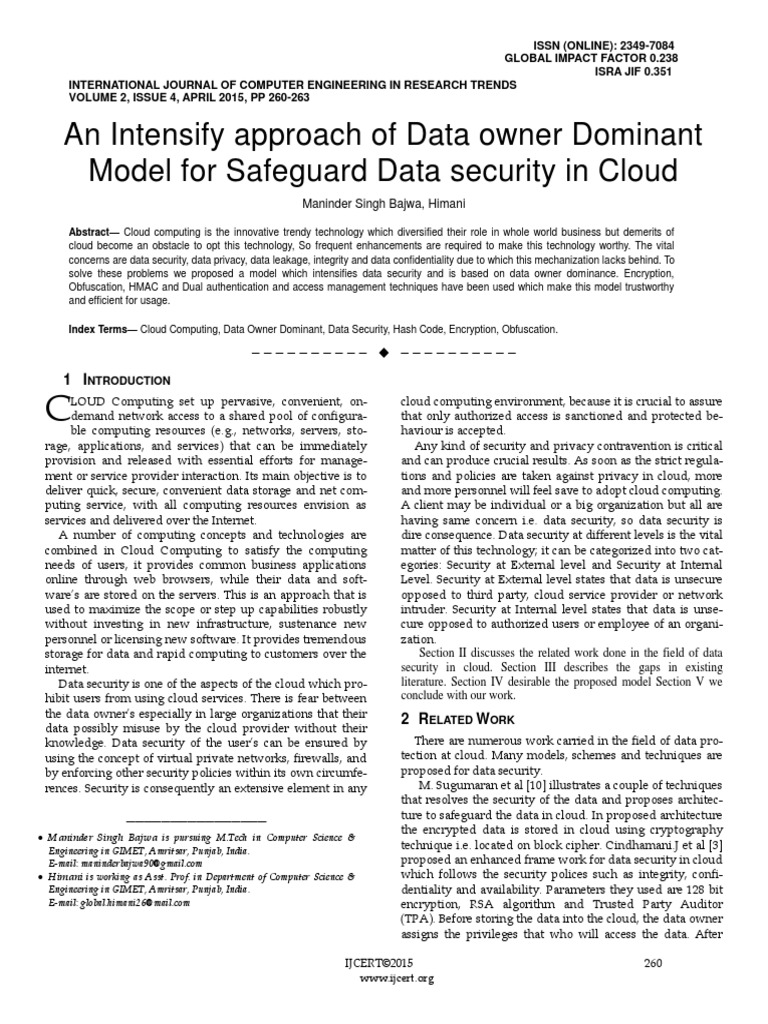 V2i410 PDF | PDF | Encryption | Cloud Computing