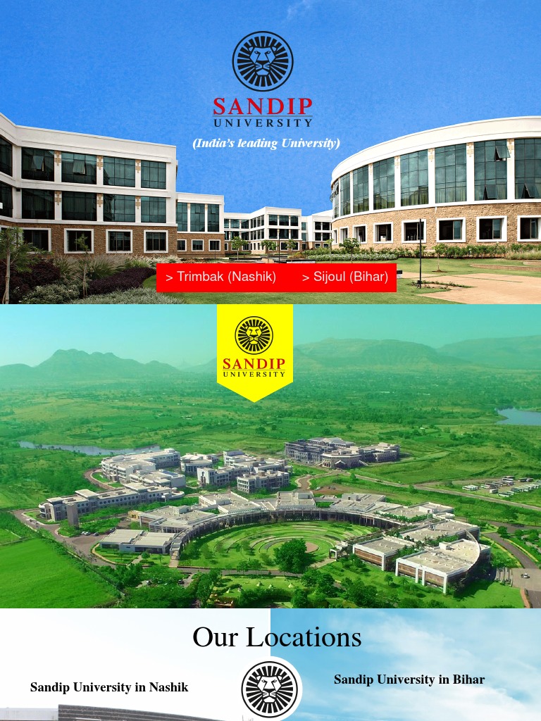 Sandip University Top Leading University in Nashik, Maharashtra | PDF ...