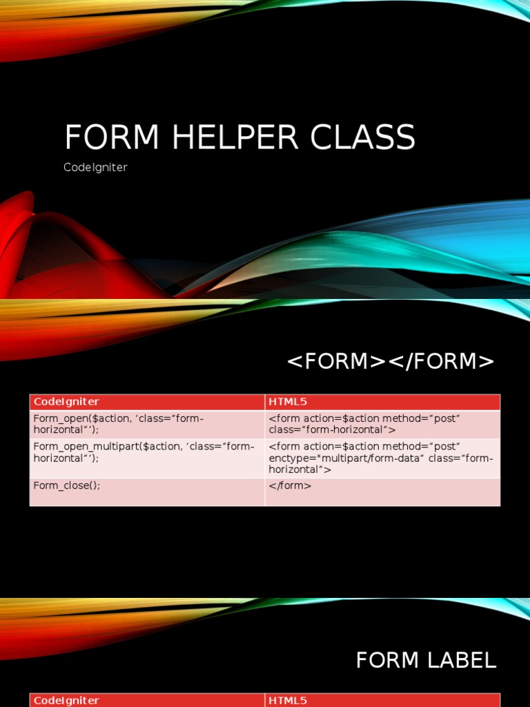Form Helper Class Pdf Software Development Computing