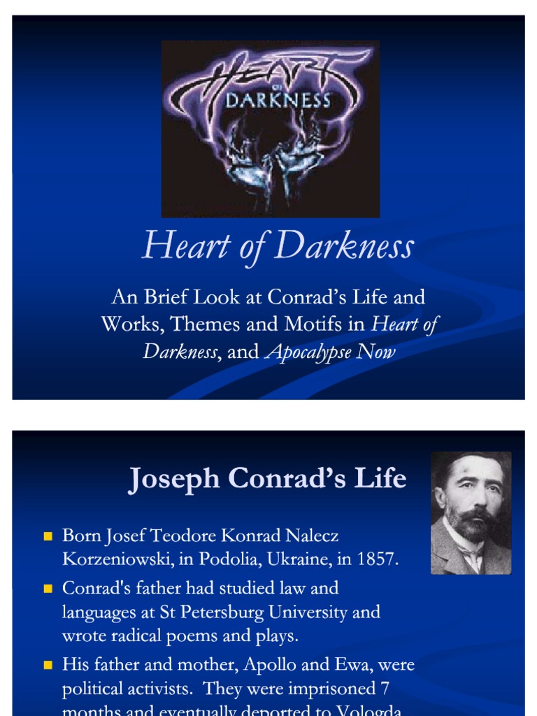 Heart of Darkness Presentation | PDF | Joseph Conrad | Kurtz (Heart Of ...