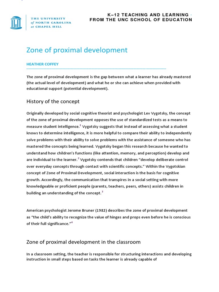 Zone of Proximal Development | Learning | Emergence
