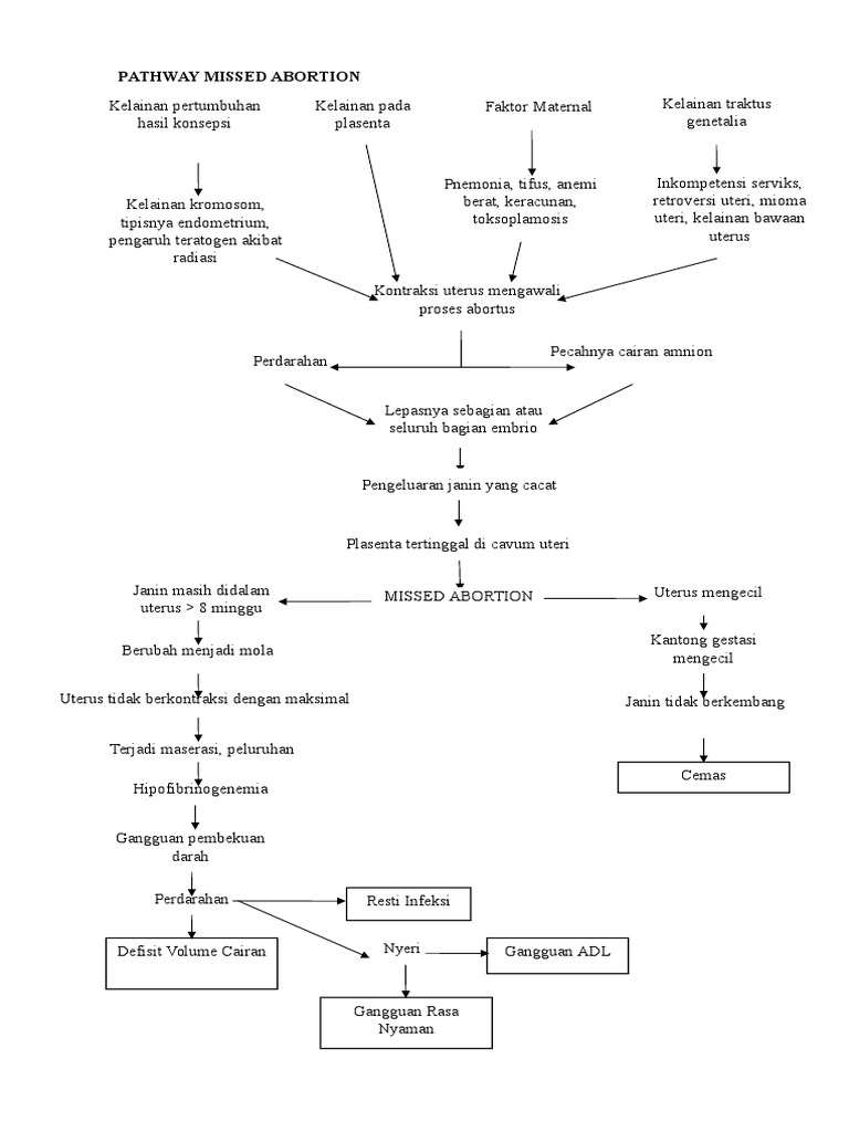 Pathway Missed Abortion | PDF