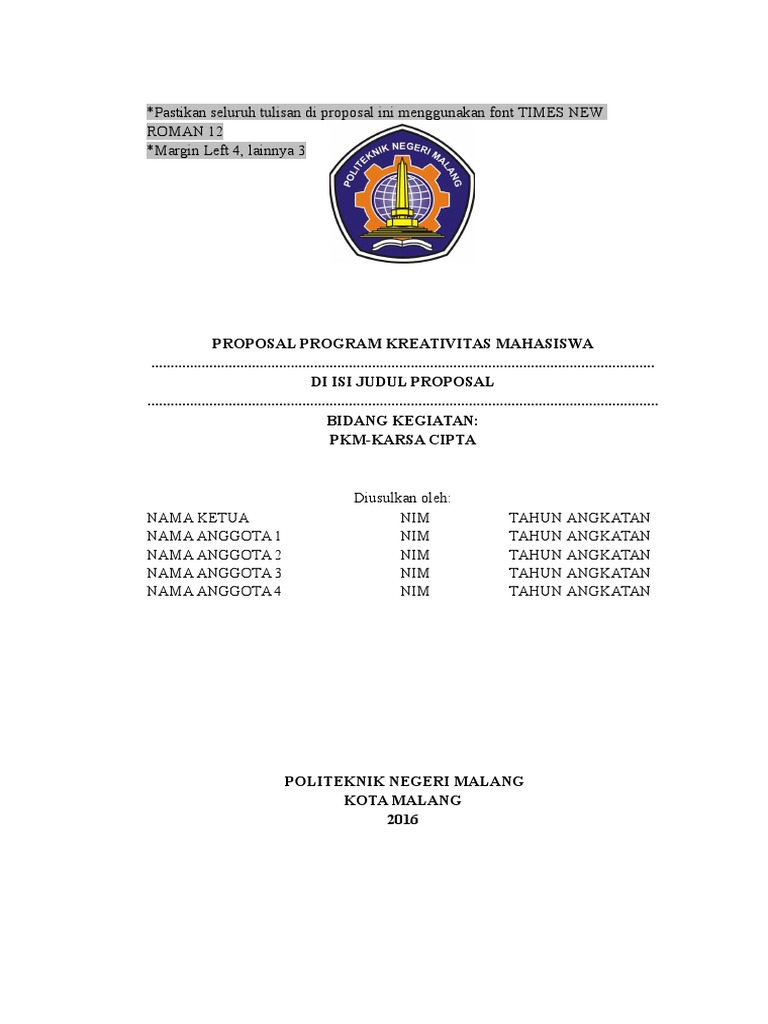 Template PKM KC | PDF