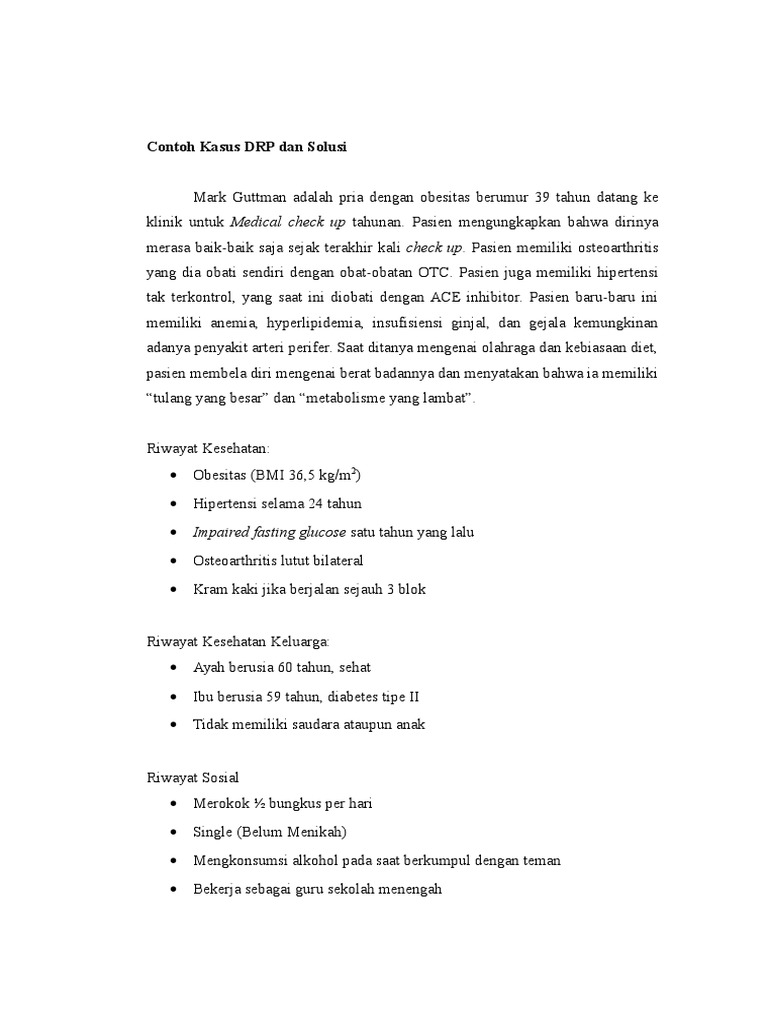 Contoh Kasus DRP Dan Solusi | PDF