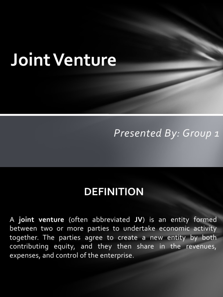 Understanding Joint Ventures: Benefits & Challenges | PDF | Joint ...