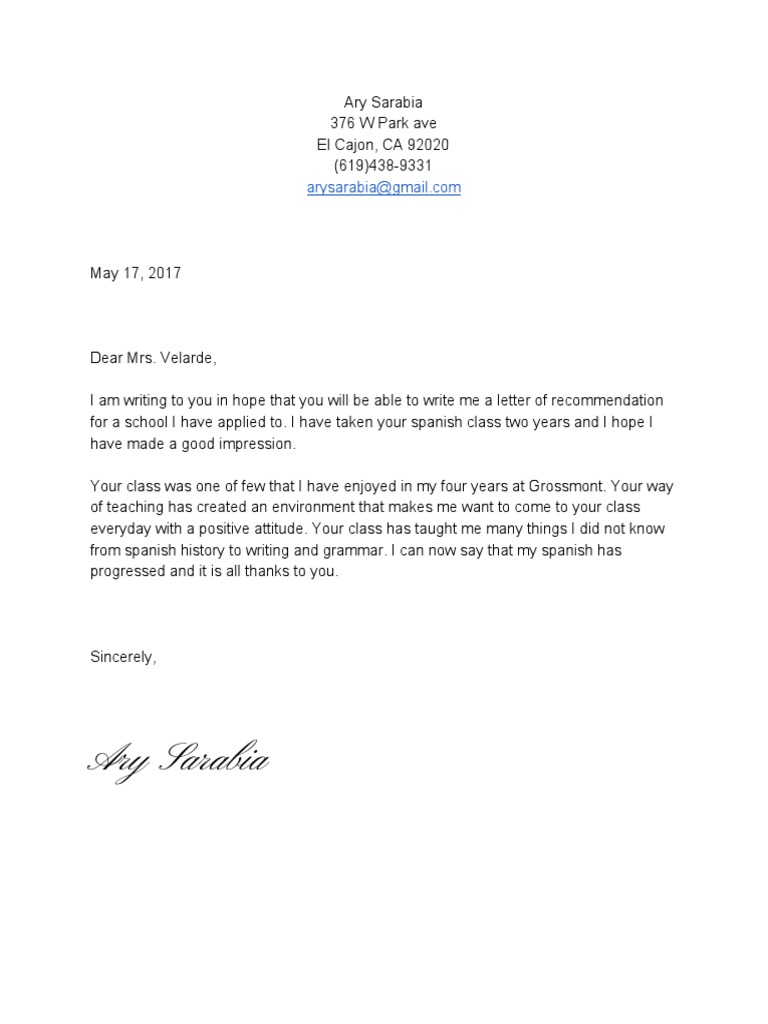 Letterrequesting | PDF