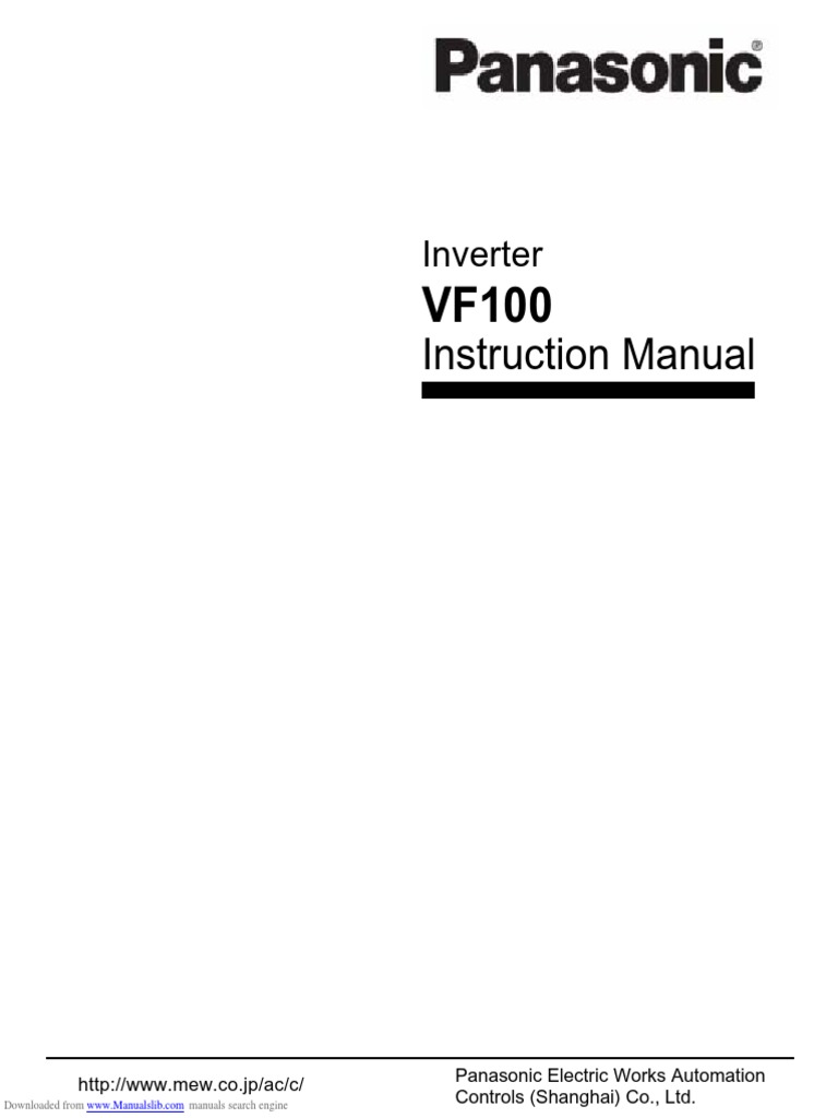 VF 100 | PDF | Power Inverter | Power Supply