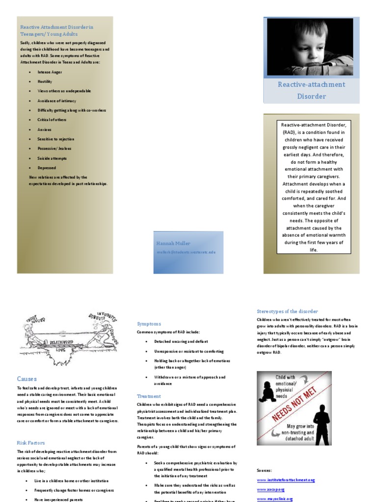 Rad Brochure | PDF | Attachment Theory | Caregiver